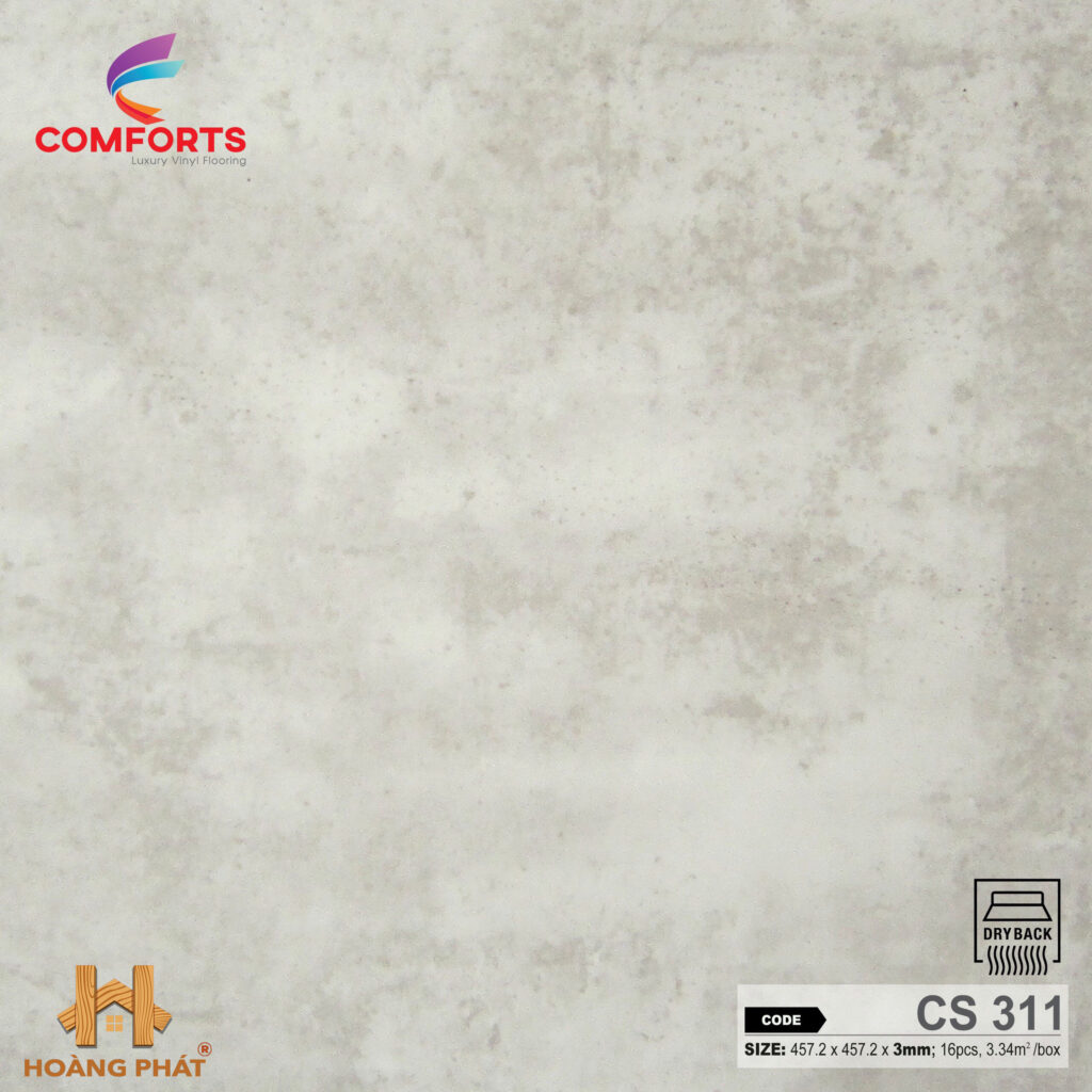 Sàn Nhựa Giả Đá Comforts CS311 - Sàn Gỗ Hoàng Phát